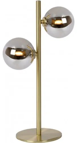 LUCIDE TYCHO Table Lamp 2xG9 28W Satin Brass stolní lampa
