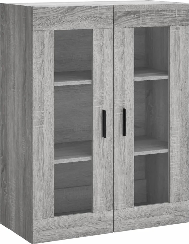 Skříň highboard šedá sonoma 69,5 x 34 x 180 cm kompozitní dřevo 3198359