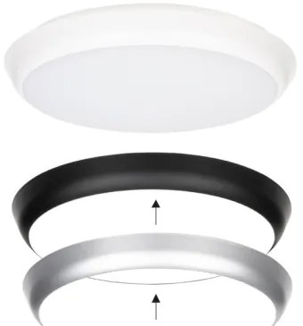 LED svítidlo McLED Calvia 18 12/15/18W CCT 3000/4000/6000K IP65 bílá/černá/stříbrná ML-411.011.42.0