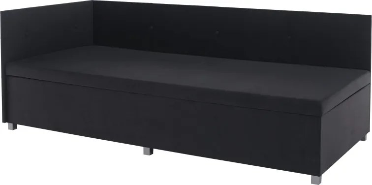 Válenda AURIA UNI 90x200 s úložným prostorem, šedá Trinity 34 Kondela 0000395671