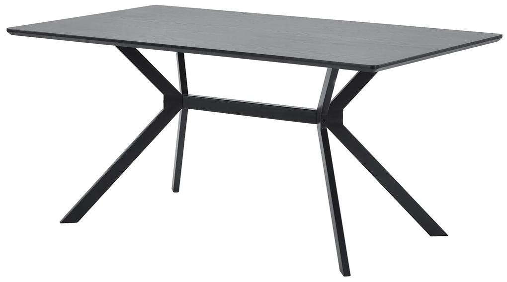 Obdélníkový stůl bruno 200 x 90 cm černý MUZZA