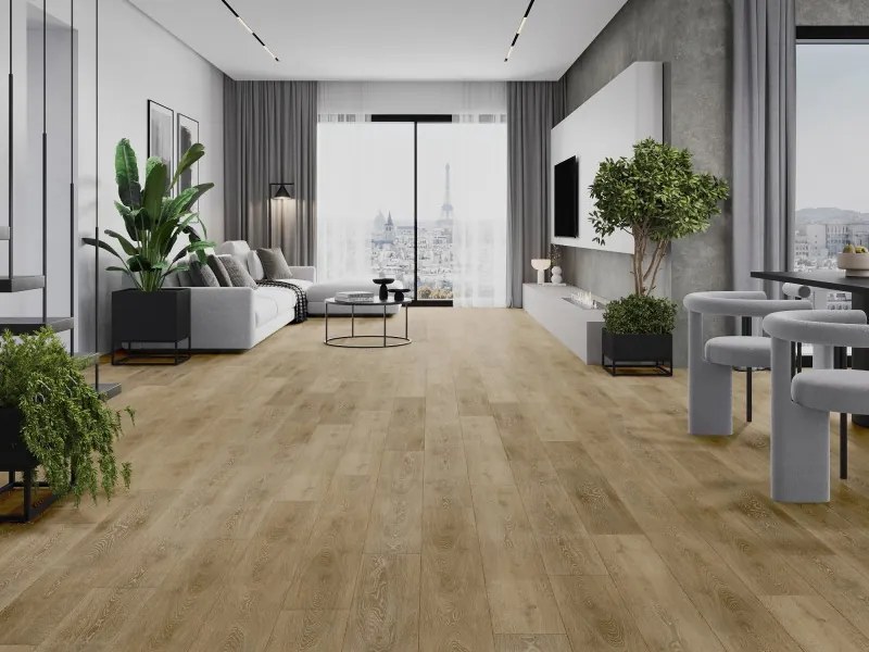 Mexen Alabama vinylové panely 1227 x 187 mm LVT Dryback 2,5 mm, podklad PVC, 4 V-drážka, Dub - F1319-1227-187-255-4V1-01