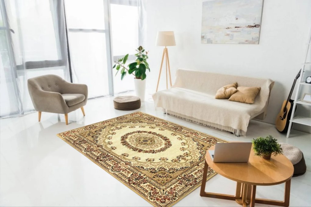 Berfin Dywany, Kusový koberec Adora 5547 K (Cream), 120x180, béžová, chodba / předsíň