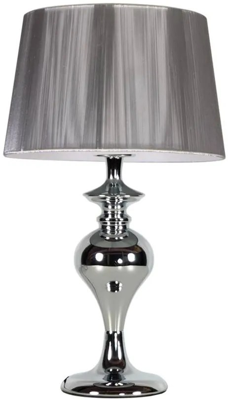 Stříbrná stolní lampa Gillenia pro žárovku E27  - Candellux