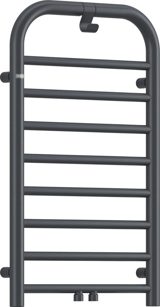Deante Silia, koupelnový radiátor 500x850 mm, 335W, grafitová, DEA-AGI_DG31