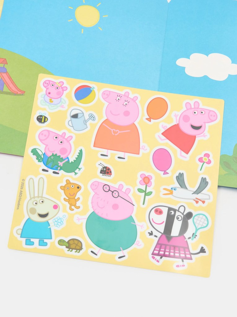 Sinsay - Kniha se samolepkami Peppa Pig - růžová