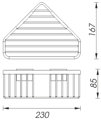 Nimco Drátěná police KI 14003-26