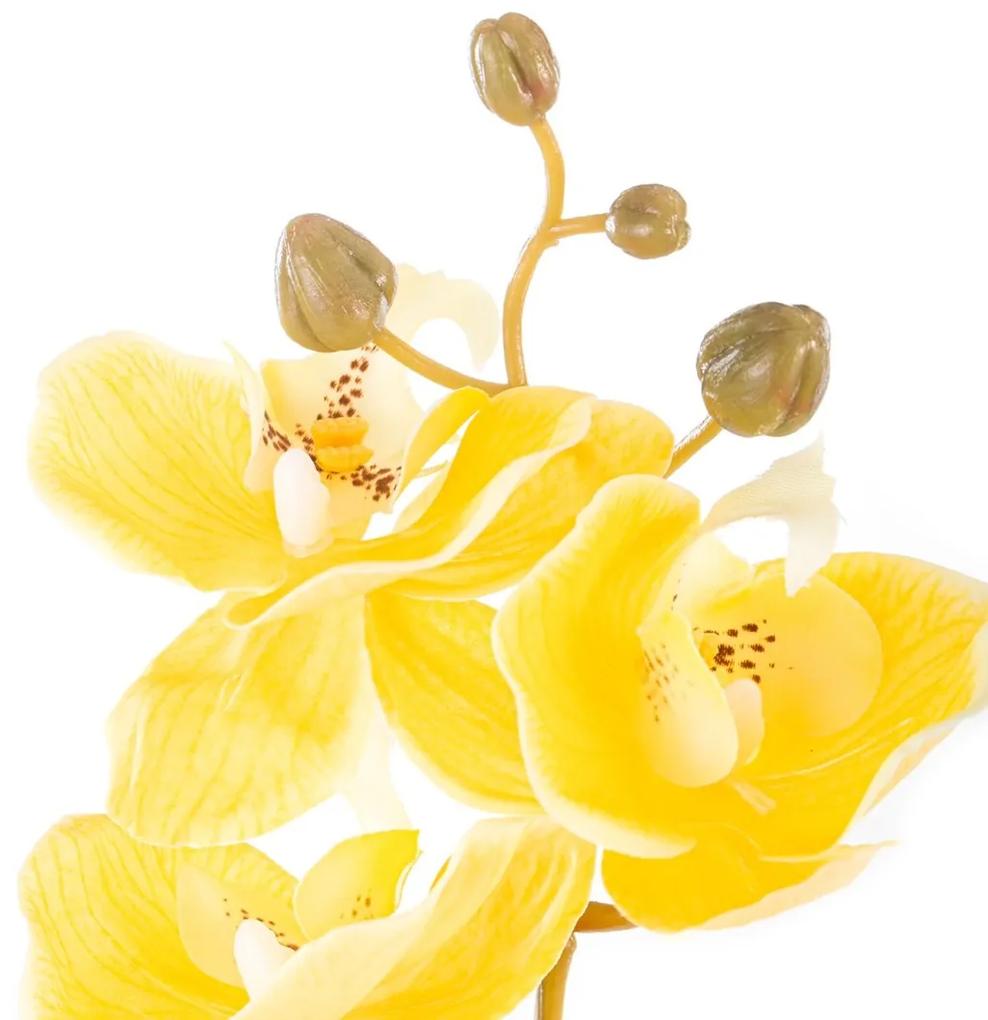 Umělá květina FALENI žlutá