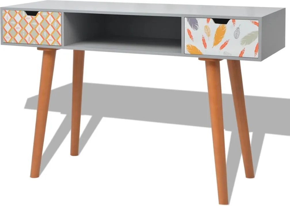 Konzolový stolek | 120x40x78 cm - šedý