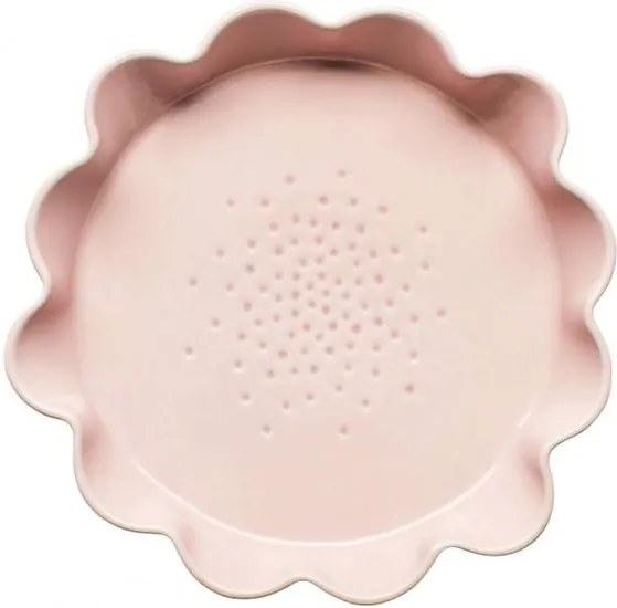 Růžová porcelánová forma na koláč Sagaform Piccadilly, ⌀ 28 cm
