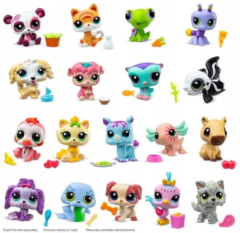Littlest Pet Shop 1 figurka - 18 druhů
