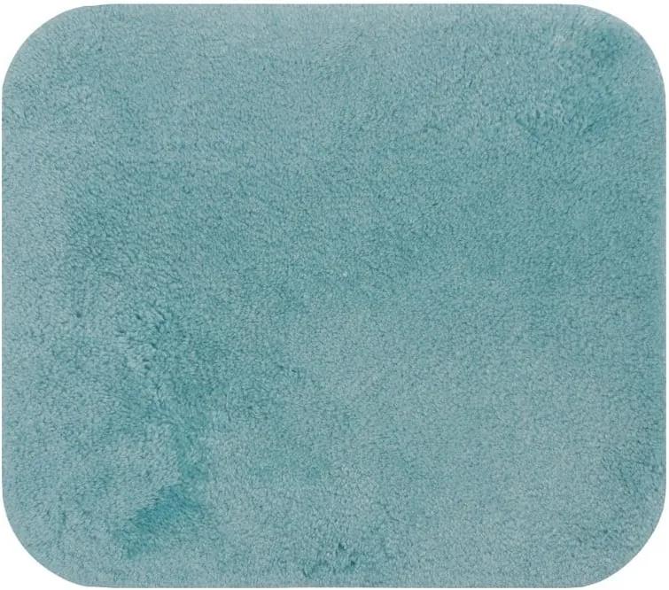 Modrá koupelnová předložka Confetti Miami, 50 x 57 cm