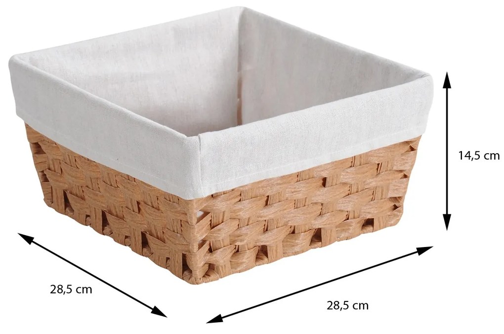 Košík na pečivo Square, 28x28 cm
