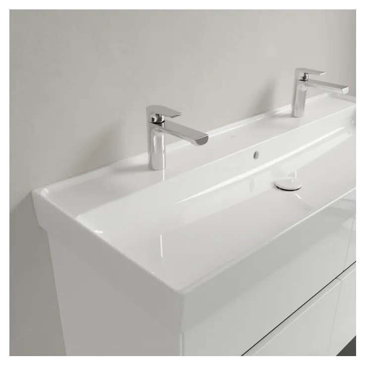 Villeroy & Boch Villeroy &amp; Boch COLLARO - Umyvadlo 1200x470x160 mm, s přepadem, bílá Alpin CeramicPlus 4A33C4R1