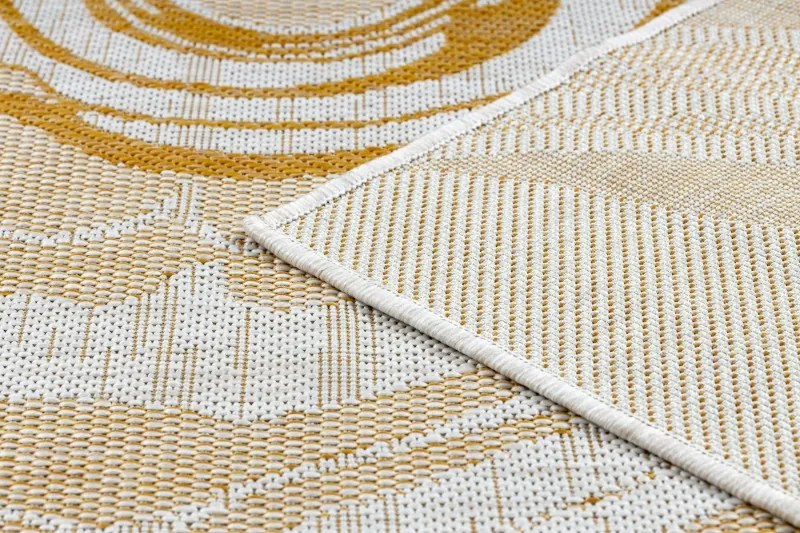 Dywany Łuszczów, Kusový koberec Sion Sisal Marble 22169 ecru/yellow – na ven i na doma, 180x270, žlutá, chodba / předsíň