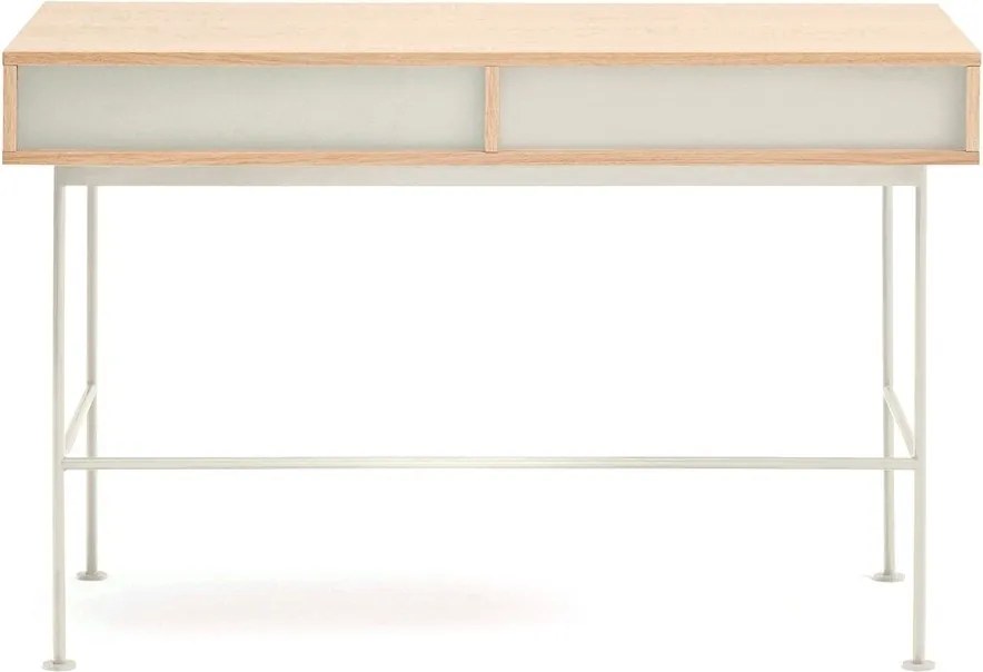 Pracovní stůl s deskou v dubovém dekoru 60x120 cm Yoko – Teulat