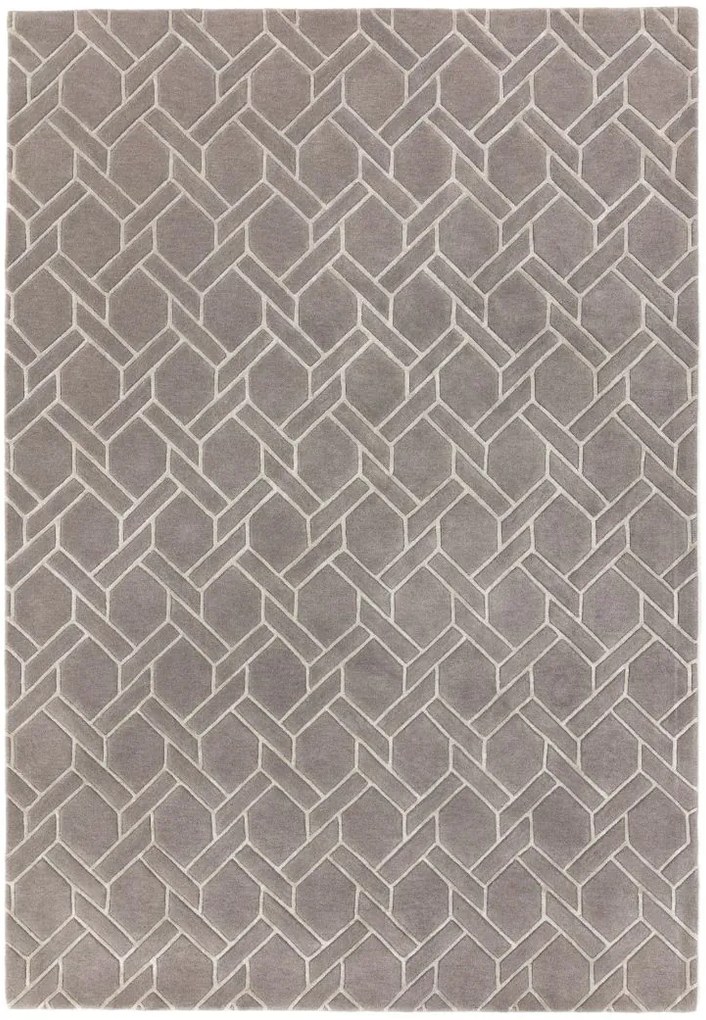 Šedý koberec Rapun Fine Silver Rozměry: 160x230 cm