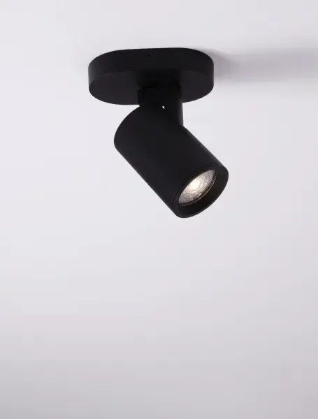 Minimalistické bodové svítidlo Esto Černá