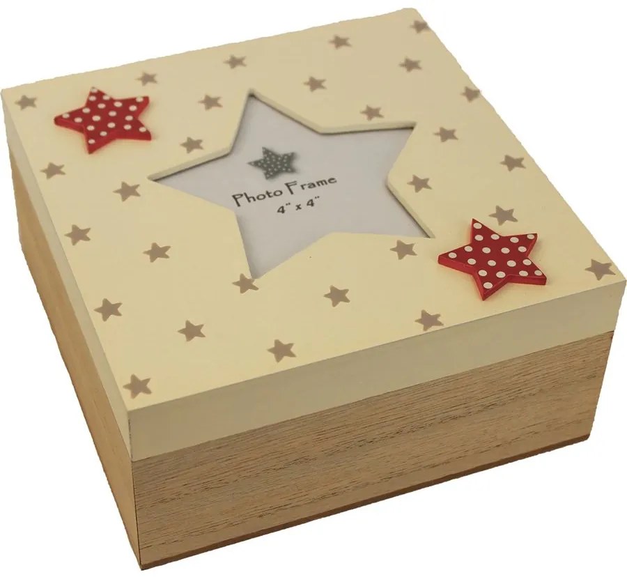 Morex Dřevěná krabička s hvězdou D0415