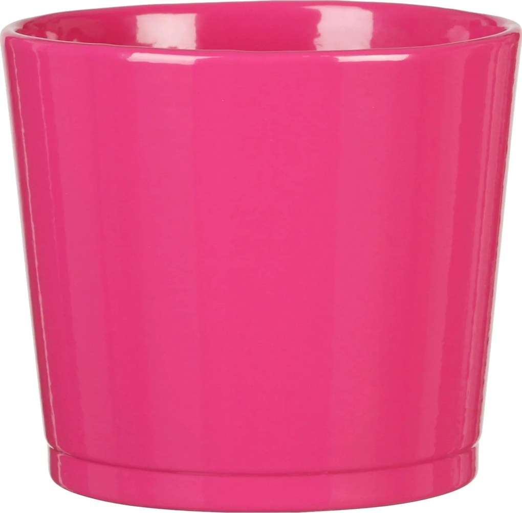 Scheurich Obal na květináč 883 Glossy Pink, pr. 11 cm