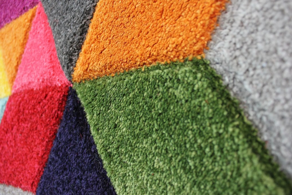 Flair Rugs, Běhoun Spectrum Dynamic Multi, 66x230, vícebarevná, chodba / předsíň