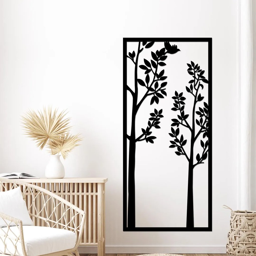 dřevo života Dřevěná dekorace strom LONG Rozměry (cm): 18x40, Barevný vzor: Světlý dub