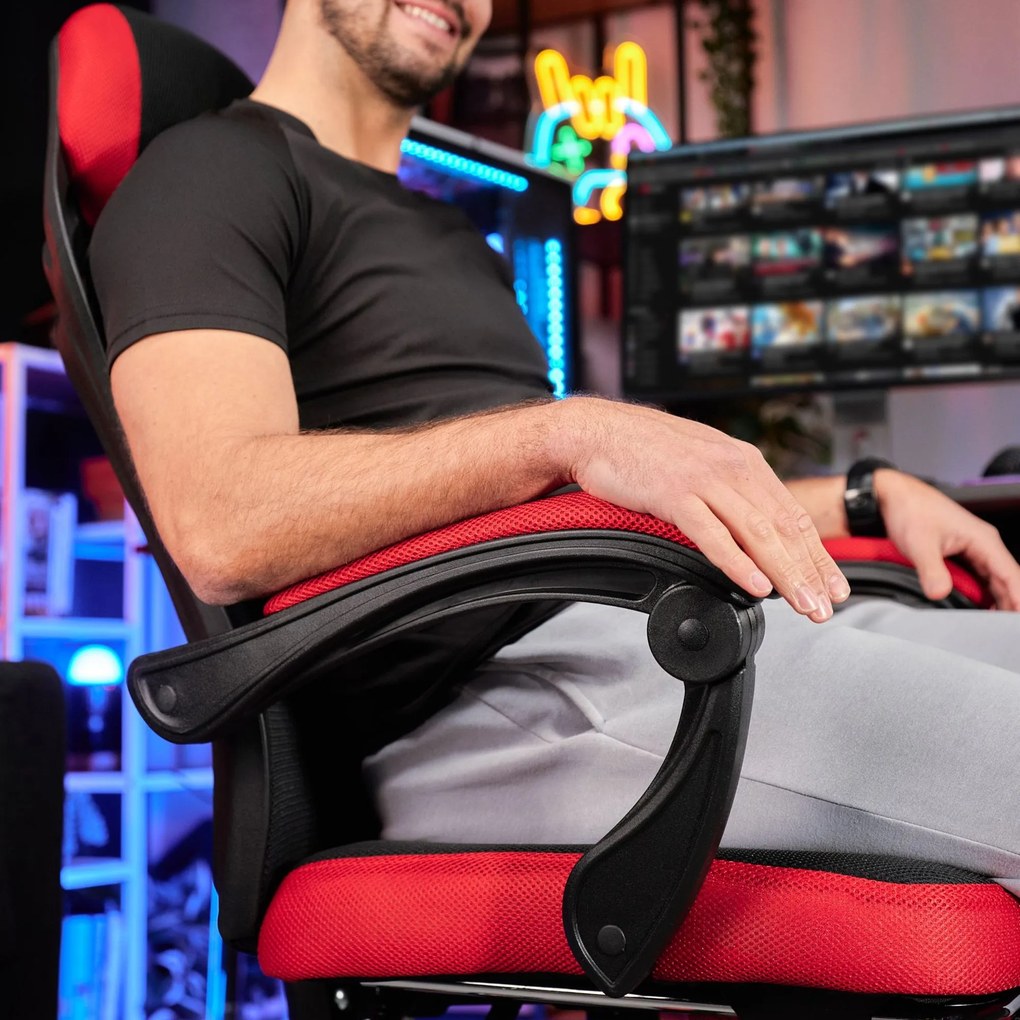 Herní židle Sporte červená