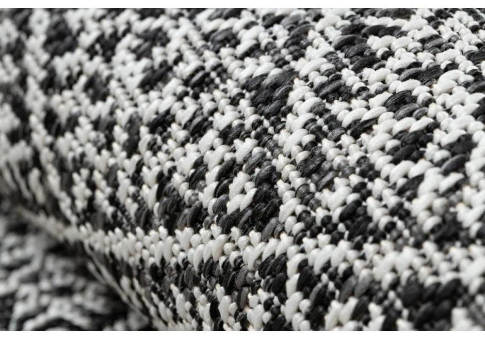 Kusový koberec Kim černý atyp 60x300cm