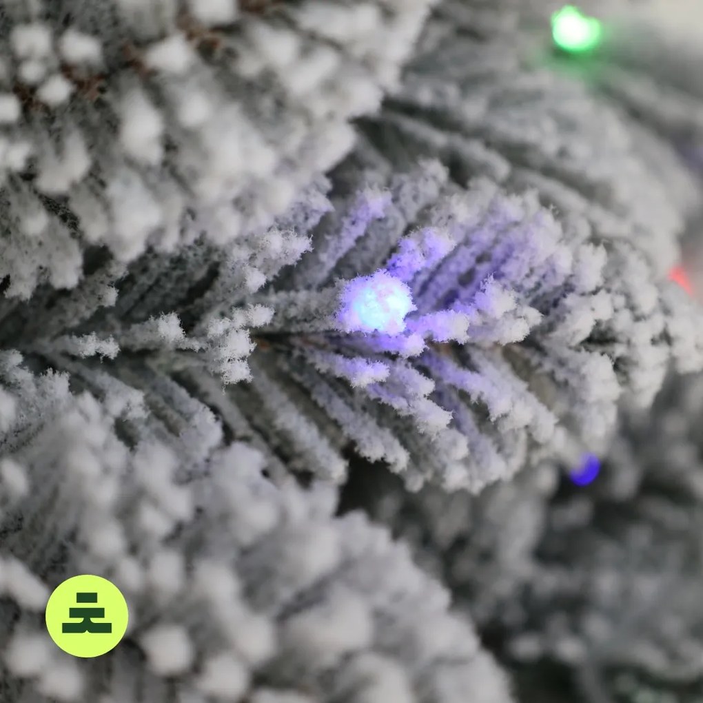 Smrk Bílý 250 LED 150 cm