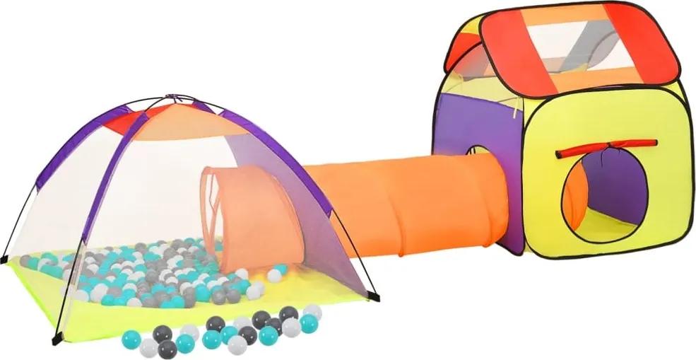 vidaXL Dětský stan na hraní s 250 míčky 338 x 123 x 111 cm [3107731] Barva: Vícebarevný