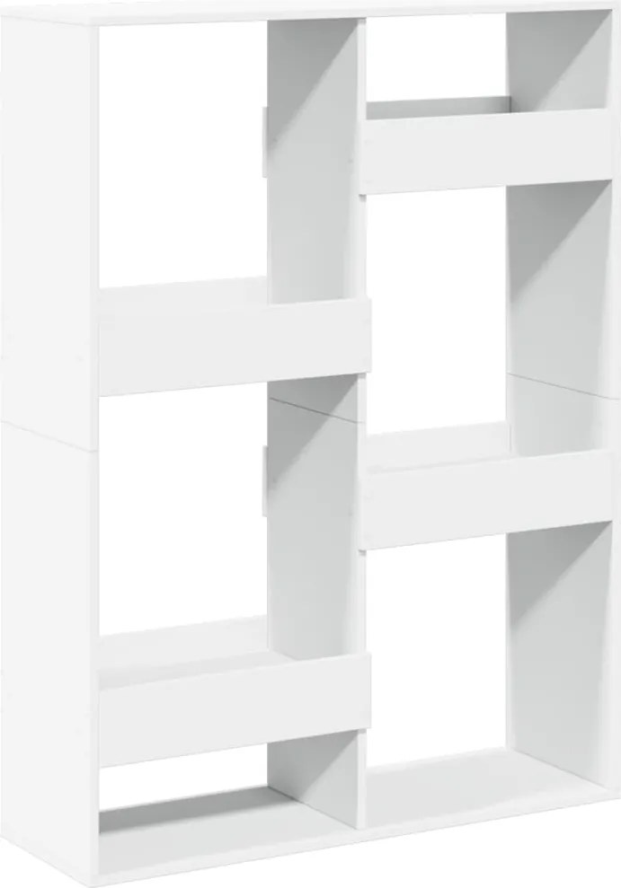 Dělicí stěna bílá 100 x 33 x 135 cm kompozitní dřevo 3309555