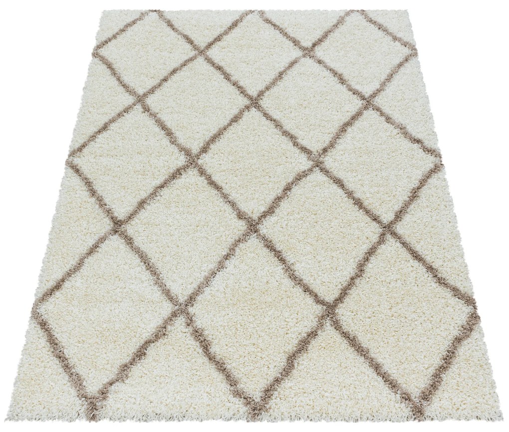 Ayyildiz Kusový koberec ALVOR 3401, Krémová Rozměr koberce: 60 x 110 cm