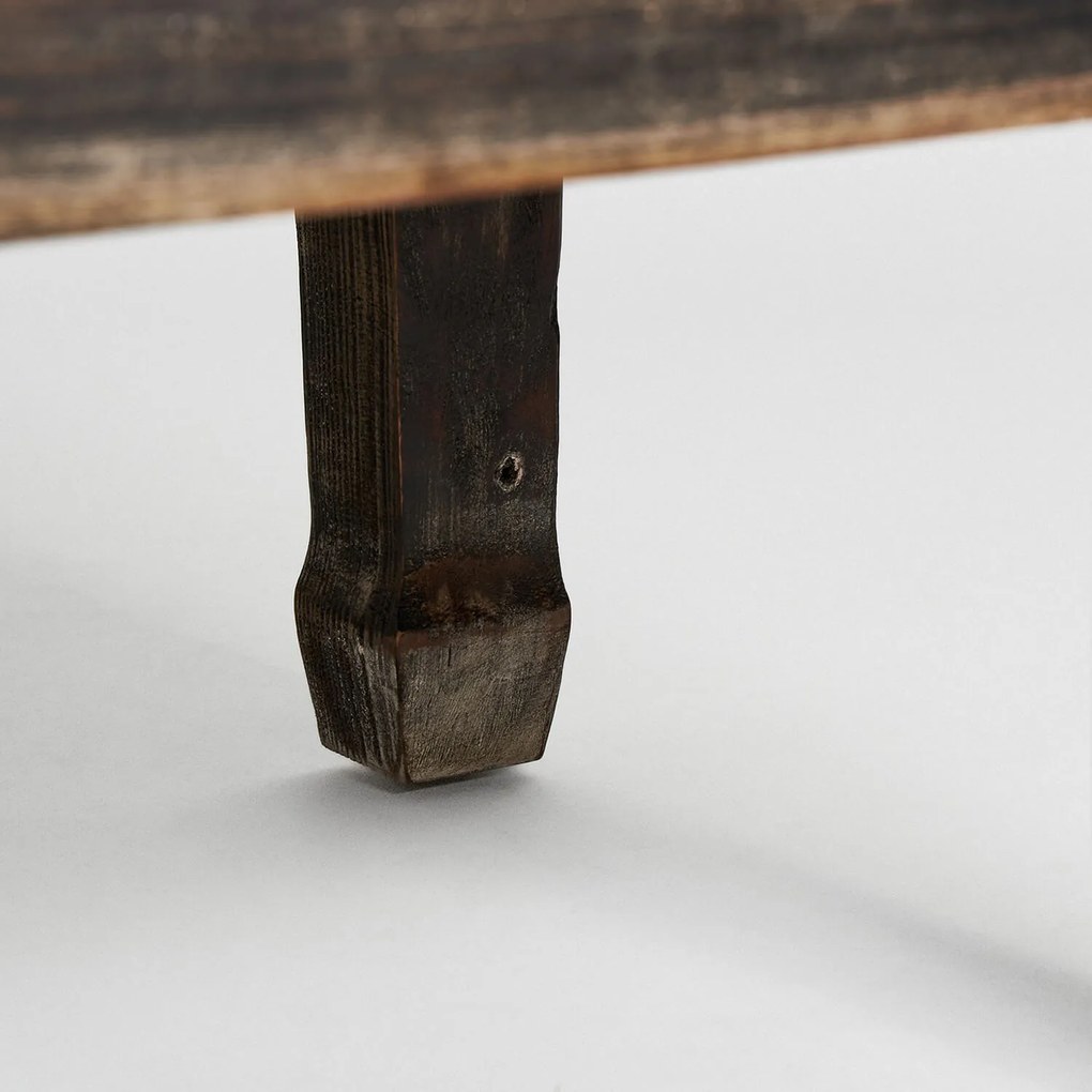 Konferenční stolek neysen 120 x 60 cm hnědý MUZZA