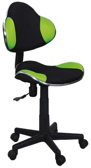 Dětská židle Q-G2 zelená/černá