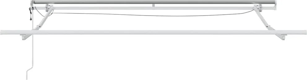 Automatická zatahovací markýza s LED burgundská 300 x 250 cm 3214971