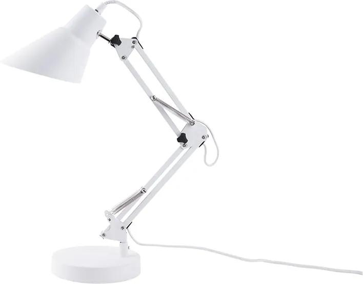 LEITMOTIV Sada 2 ks: Bílá stolní lampa Fit 50 × 18.5 × 50 cm