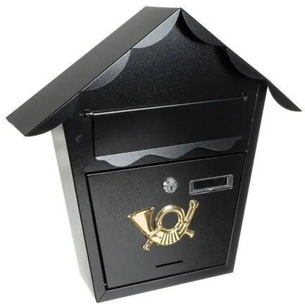 Malatec 12328 Poštovní schránka na dopisy - černá
