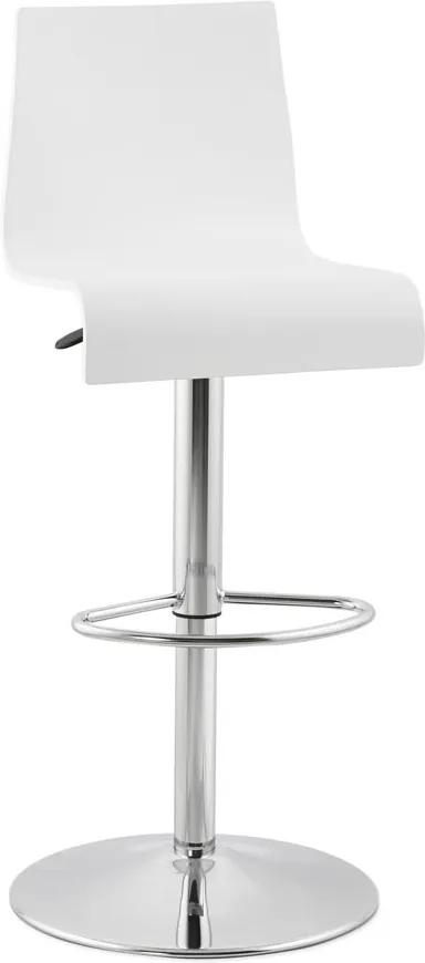 Moderní barová židle Cameron bílá