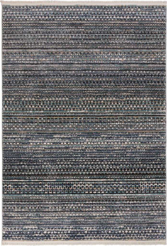 Flair Rugs, Kusový koberec Santiago Camino Blue, 120x160, modrá, ložnice
