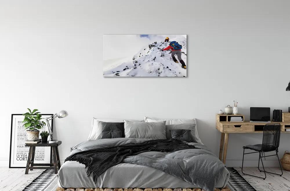 Obrazy na plátně horolezectví 140x70 cm