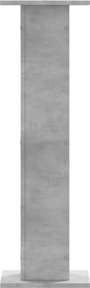 Stojany na rostliny 2 ks betonově šedé 30 x 30 x 95 cm kompozit 3307876