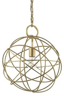 Závěsné svítidlo Ideal Lux Konse SP1 oro 155968 zlaté 40cm