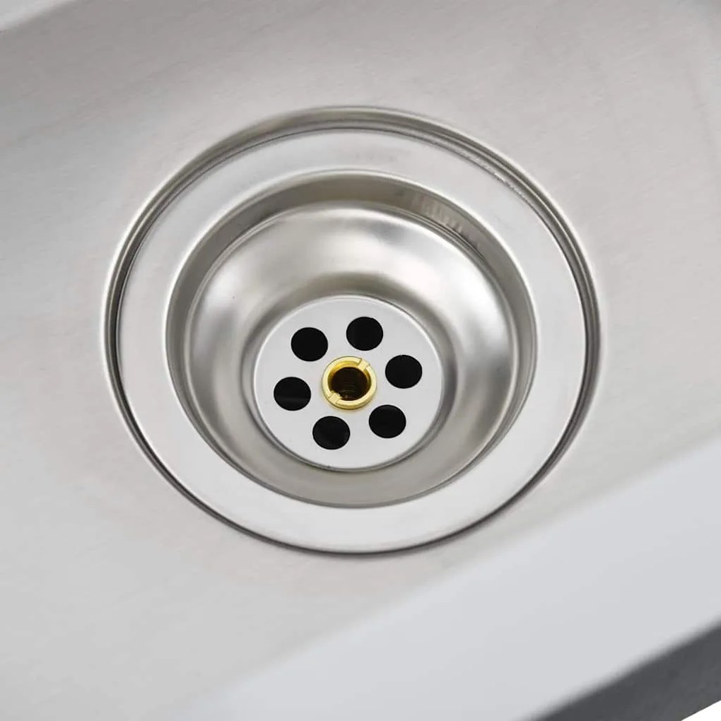 Ručně vyrobený kuchyňský dřez nerezová ocel 145076