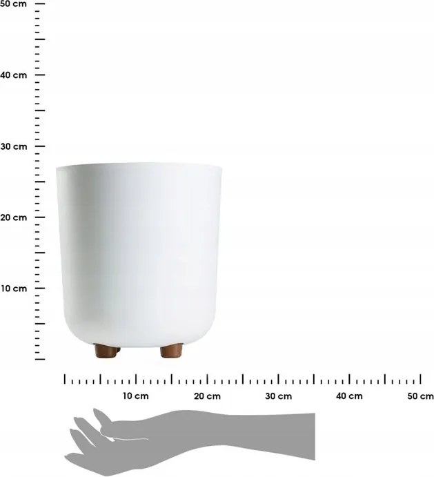 Plastový květináč na nožičkách Terra - výběr z 6 provedení