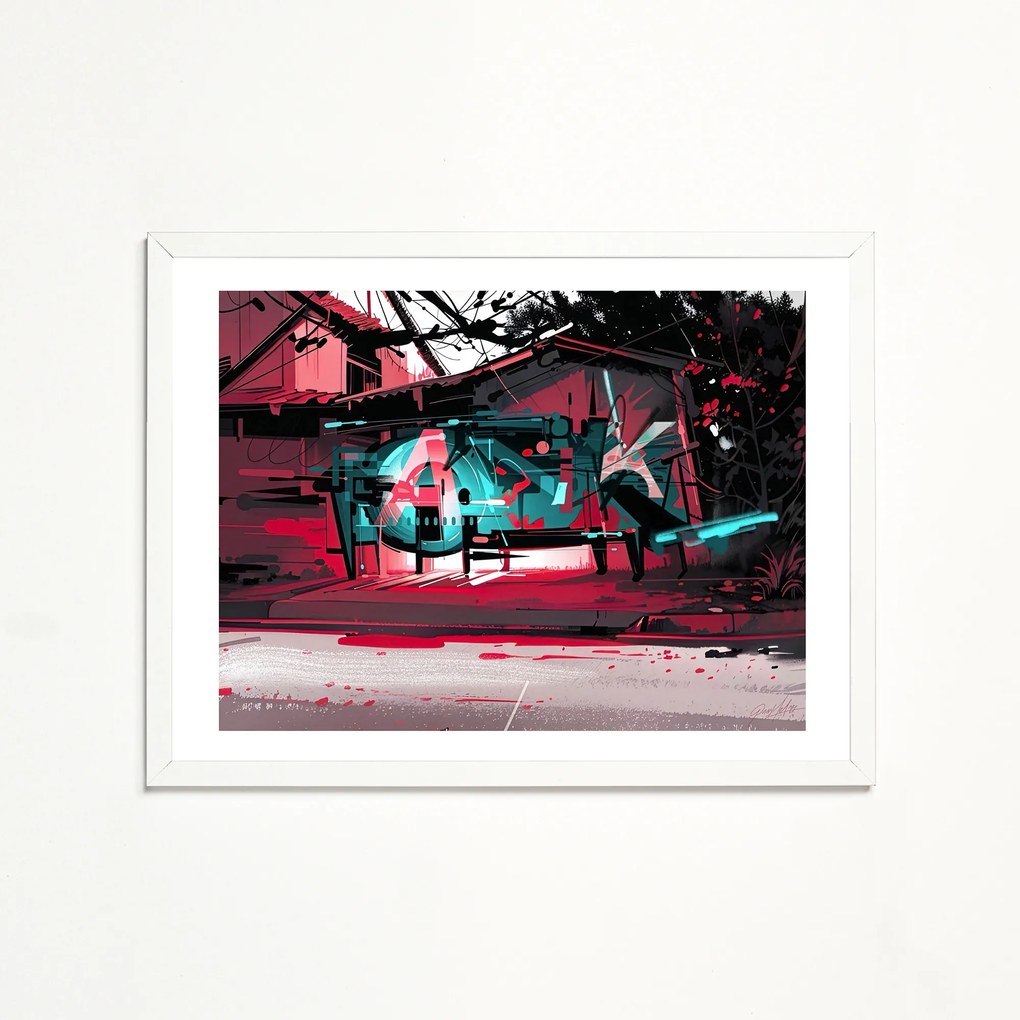Jozef Spodniak | Panika71 Panika71 | 1+kk byt na pražských Vinohradoch za 10 mega Rám: Černý, Velikost: 40 x 60 cm