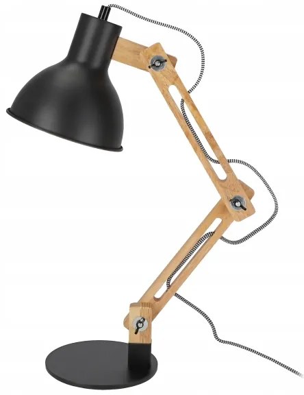 Stolní lampa 1xE27/40W/230V černá