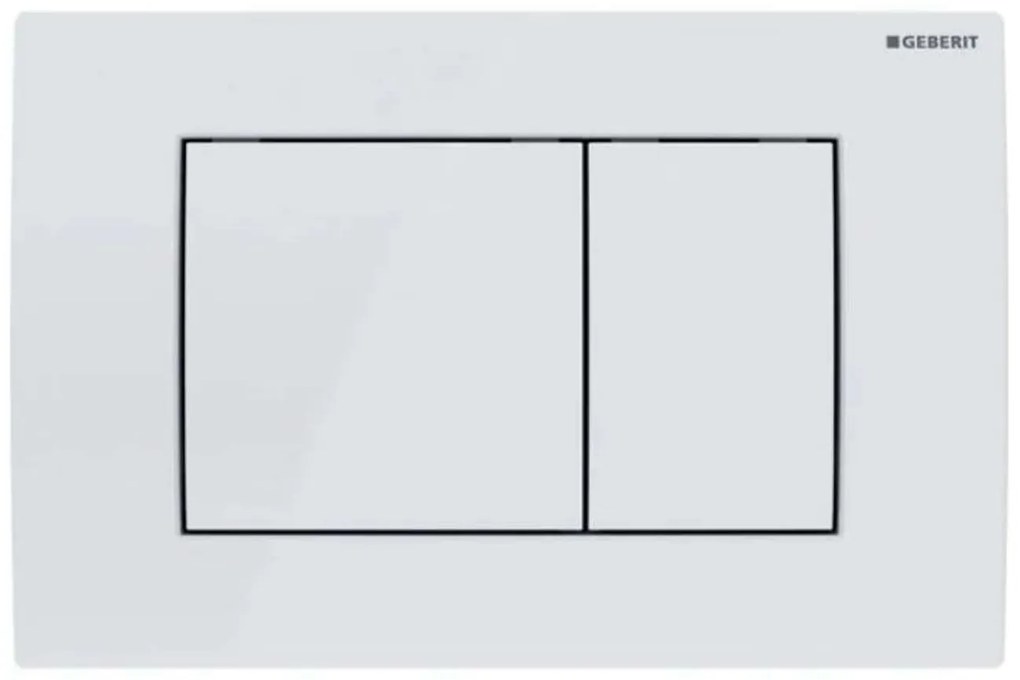 Geberit Delta30 - Ovládání splachování, alpská bílá 115.137.11.1