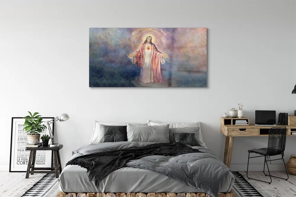 akrylový obraz Ježíš 140x70 cm
