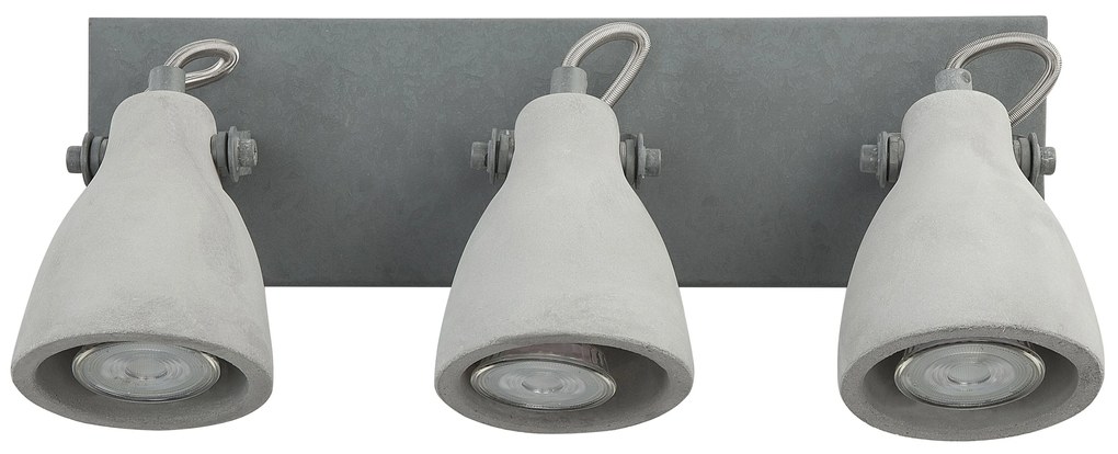 Betonová nástěnná lampa světle šedá MISTAGO III Beliani