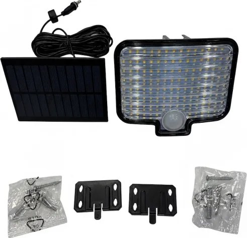 LED Reflektor se senzorem a solárním panelem ALEX LED/5,5W/3,7V 1200 mAh IP44
